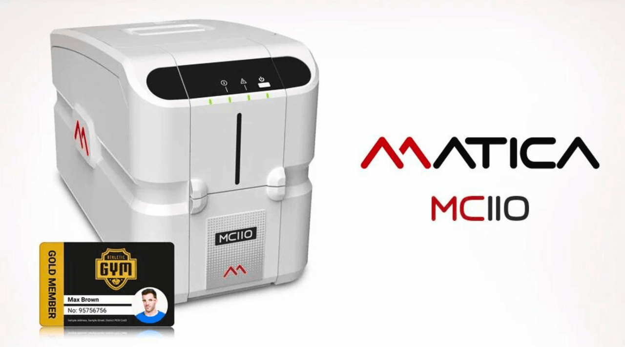 Matica MC110 - an ideal ID Printer for low volume users – The Card Network