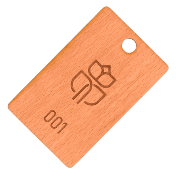 Wood Cloakroom Tags, Custom Printed – The Card Network