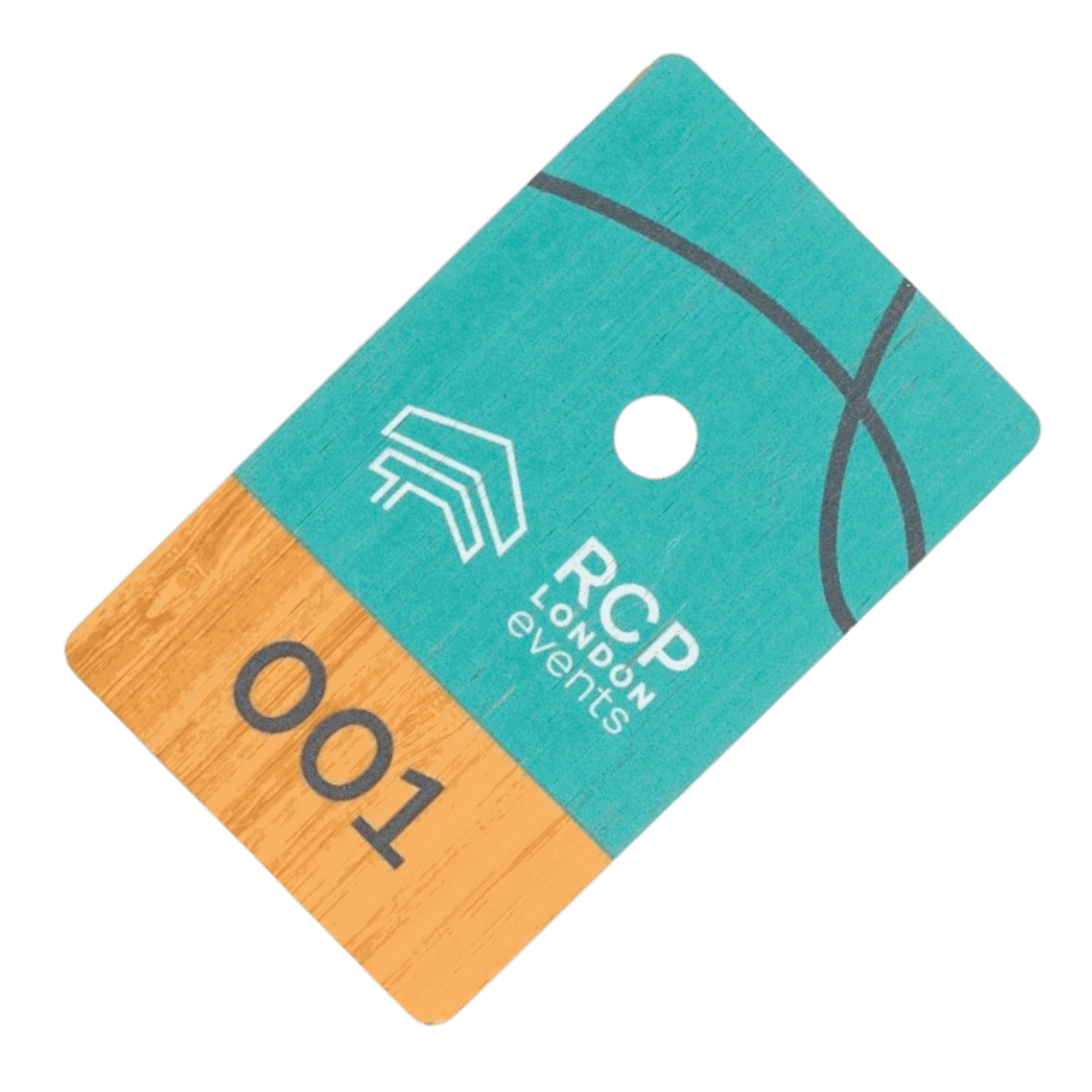 Wood Cloakroom Tags, Custom Printed – The Card Network
