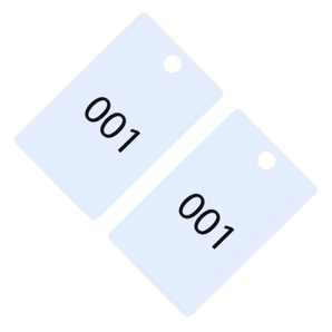 Cloakroom Tags - Branded - Packs of Pre-Printed – The Card Network