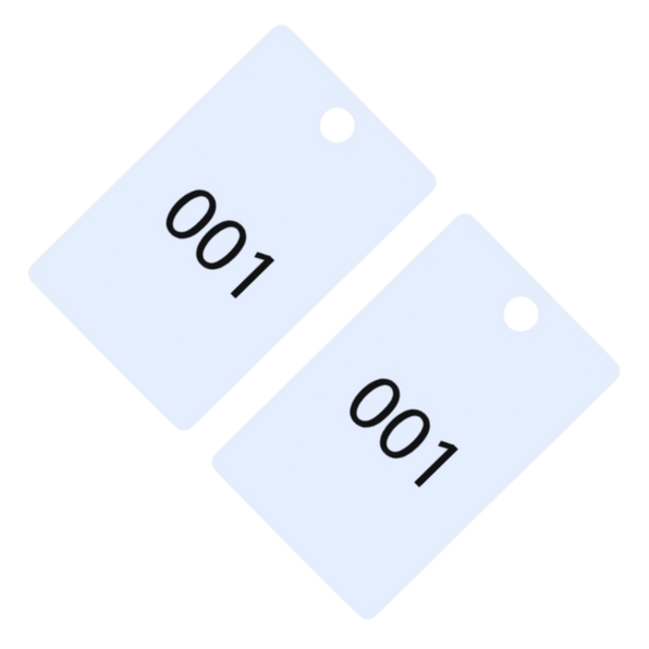 Cloakroom Tags - Branded - Packs of Pre-Printed – The Card Network